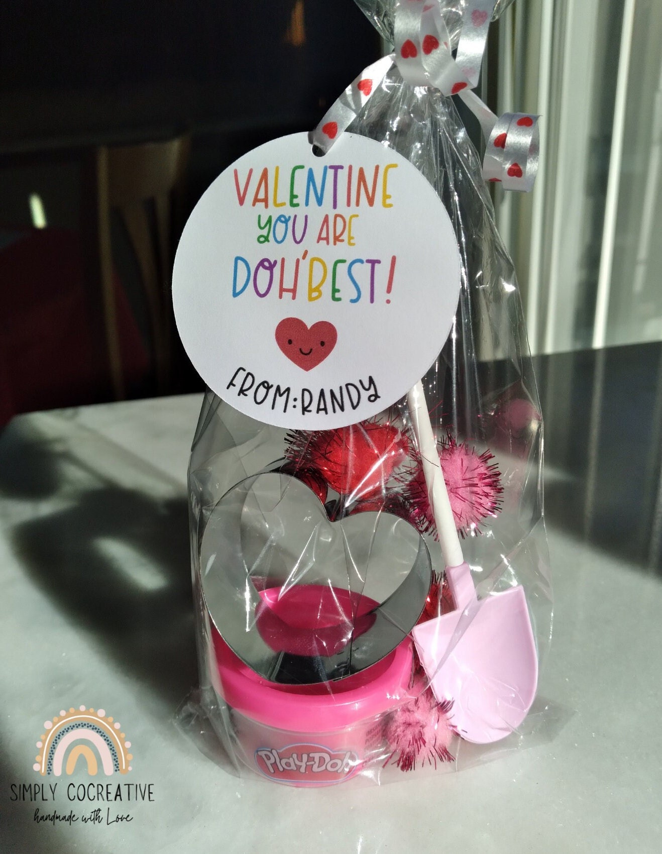 Playdough Kit Valentines Day Playdoh Favor Playdoh Kits - Etsy