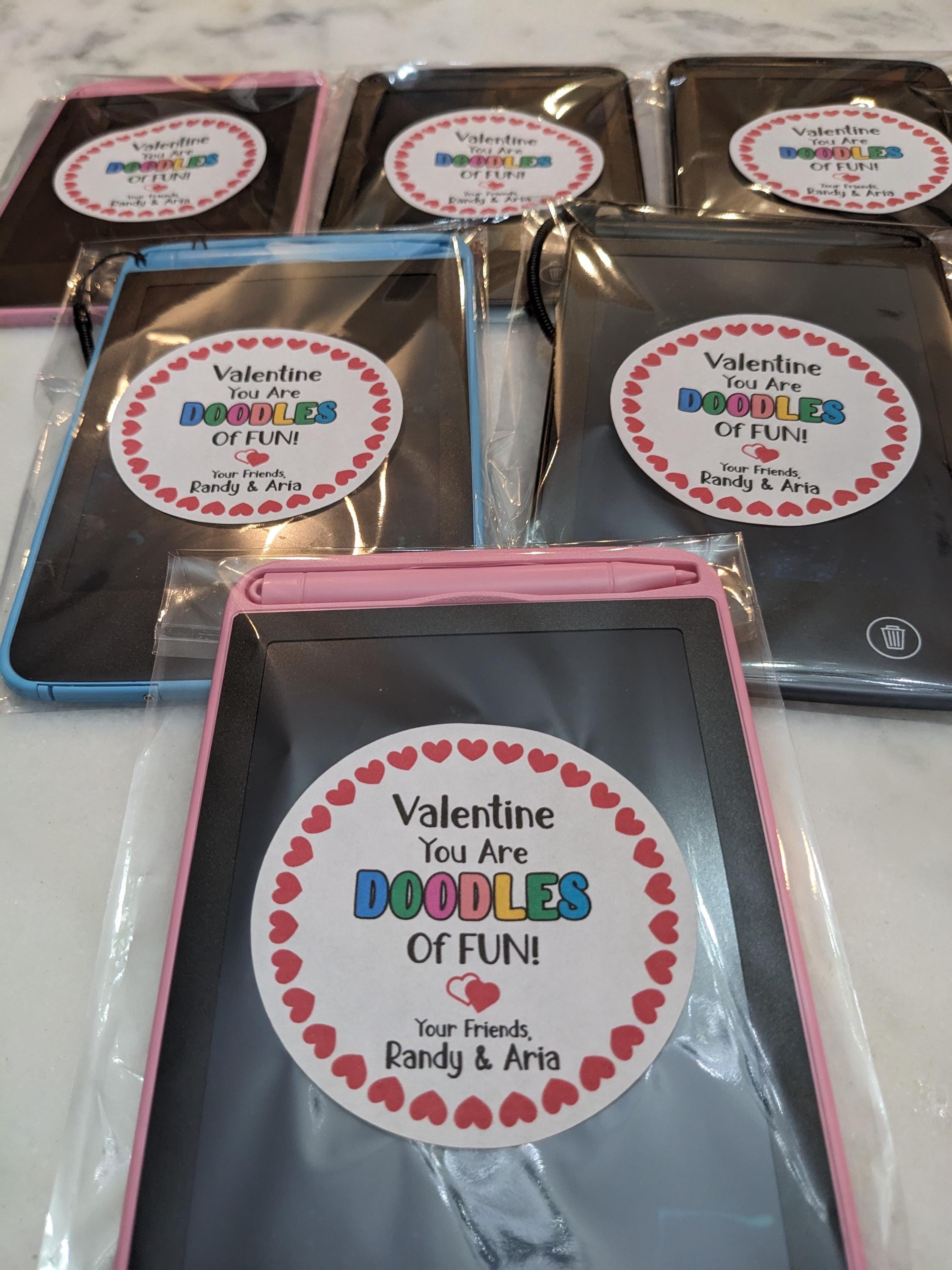Personalized Valentine LCD Doodle Pad Favors, Toddler Sketch Pad - Etsy