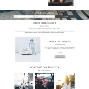 Elementor Templates ~ Silverlight (7 Page Kit) Website Template ...