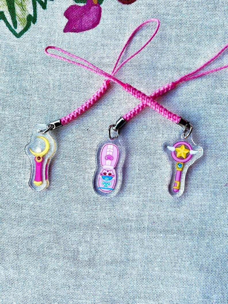 Magical Girls Acrylic Keychains - Etsy