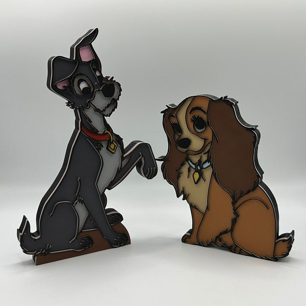 Lady and the Tramp 3d Print - Etsy