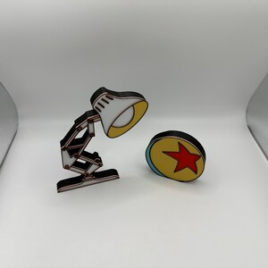 Pixar Luxo the Lamp and Pixar Ball Decoration Set of 2 3d Printed - Etsy