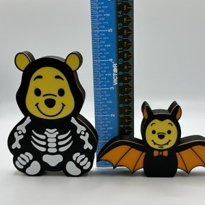 Winnie the Pooh Vampire Bat or Skeleton Halloween Decorations 3d ...