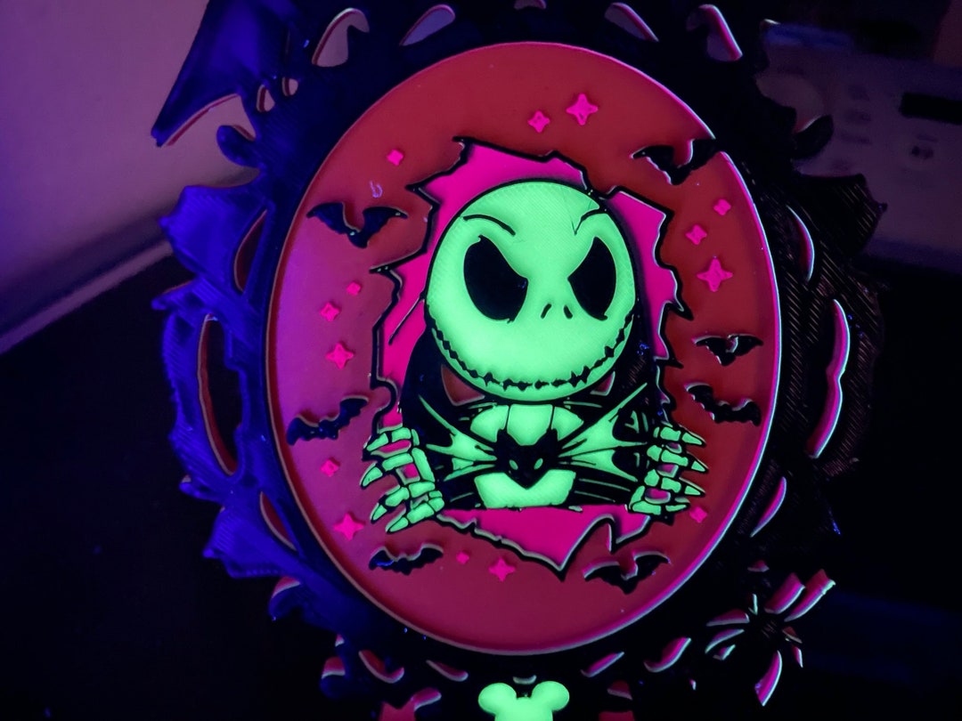 Jack Skellington Haunted Mansion Frame Decoration 3d Printed - Etsy