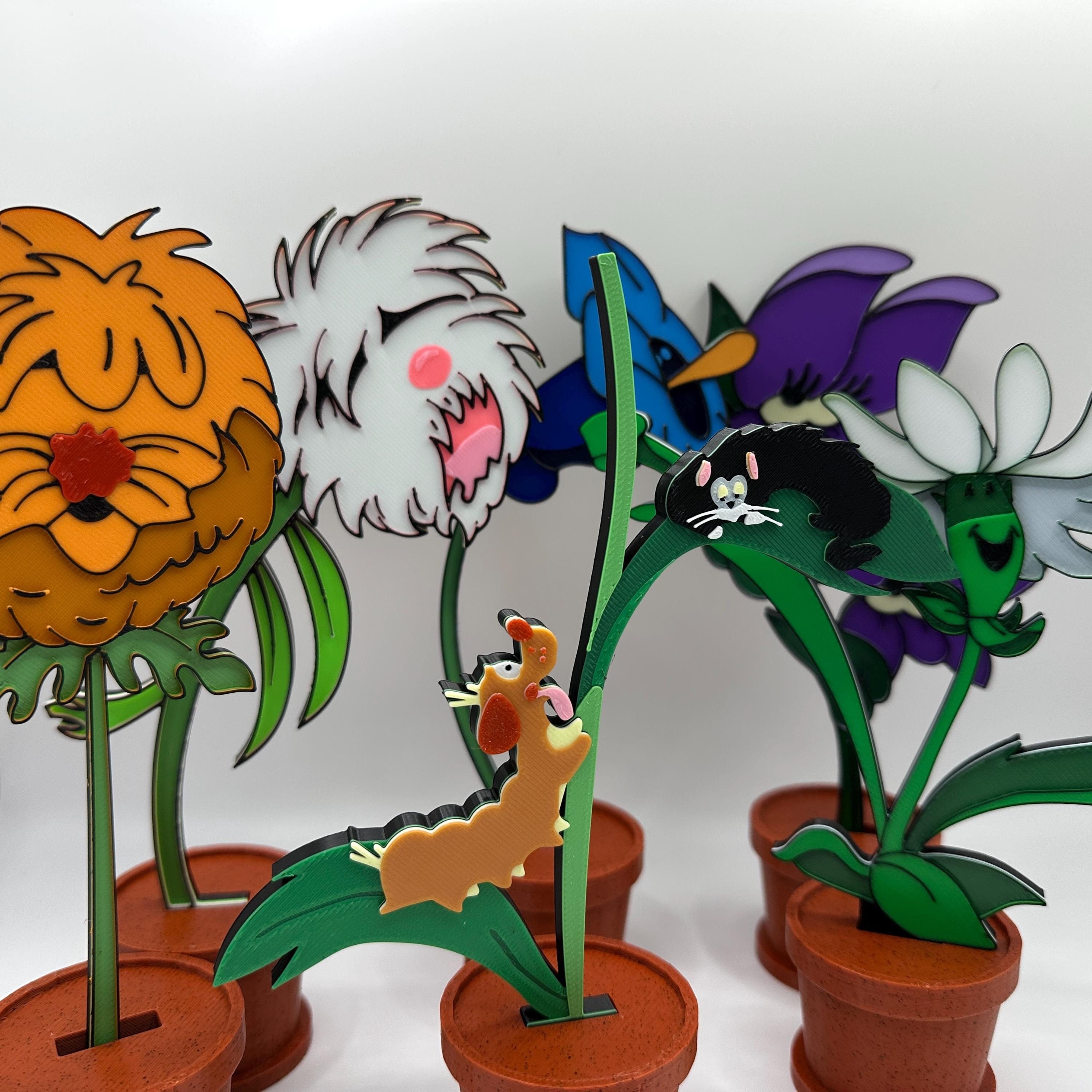 Alice in Wonderland Secondary Flower Decorations 3d Printed - Etsy