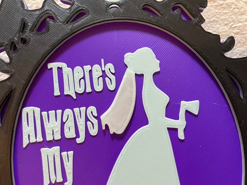 Disney's Haunted Mansion Constance the Bride Decoration 3d - Etsy