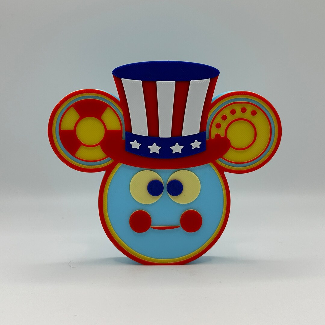 Toodles From Mickey's Clubhouse 4th of July Themed Decoration 3d ...
