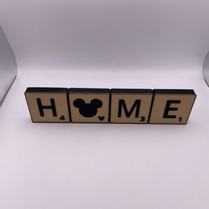 Board Game Style Hidden Mickey Home Sign 3d Printed - Etsy