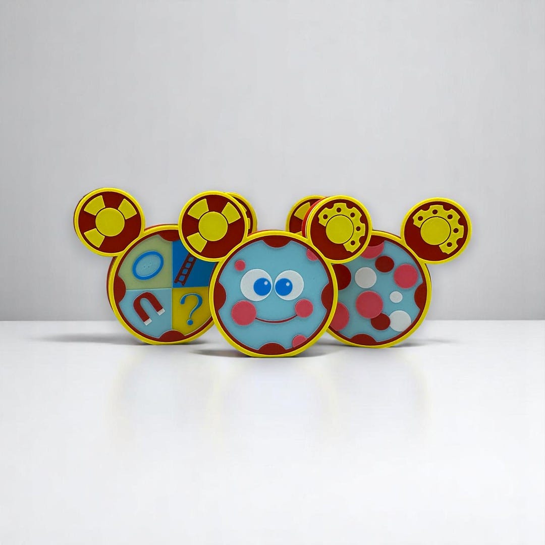 Mickey’s Clubhouse Toodles 3d-printed Standing Figures – Face, Circles ...