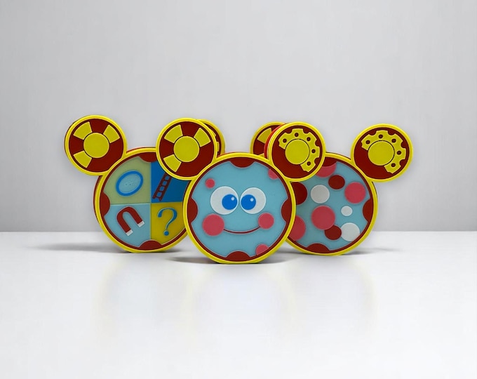 Mickey’s Clubhouse Toodles 3d-printed Standing Figures – Face, Circles ...