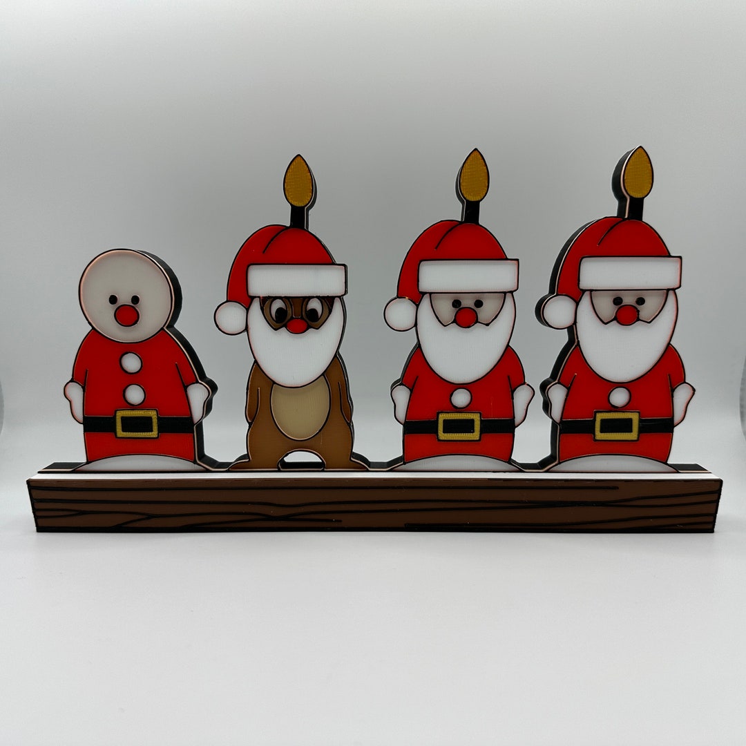 Pluto's Christmas Tree Dale and Santa's Standing Mantle Decoration 3d ...