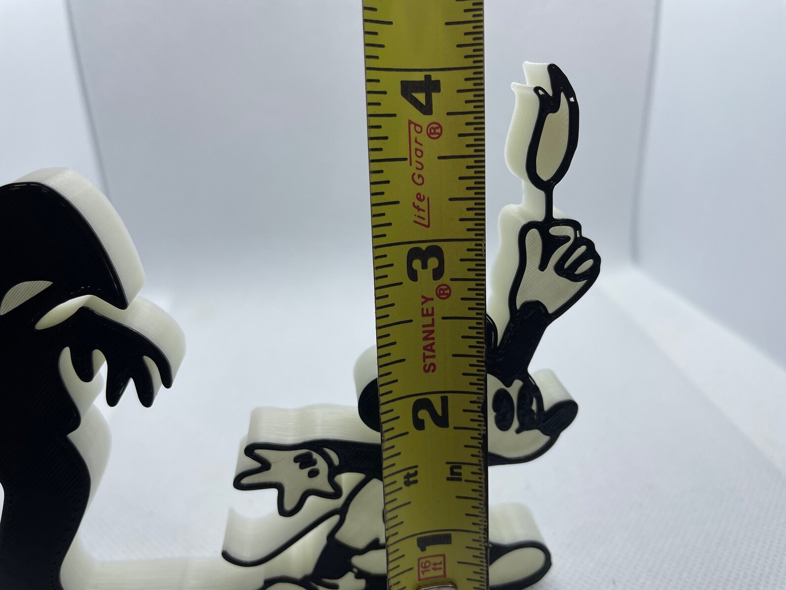 Mickey Mouse Scared Shadow Glow in the Dark Decoration 3d - Etsy