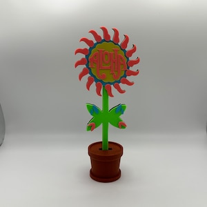It's a Small World Inspired Hello Flower Standing Decorations 3d ...