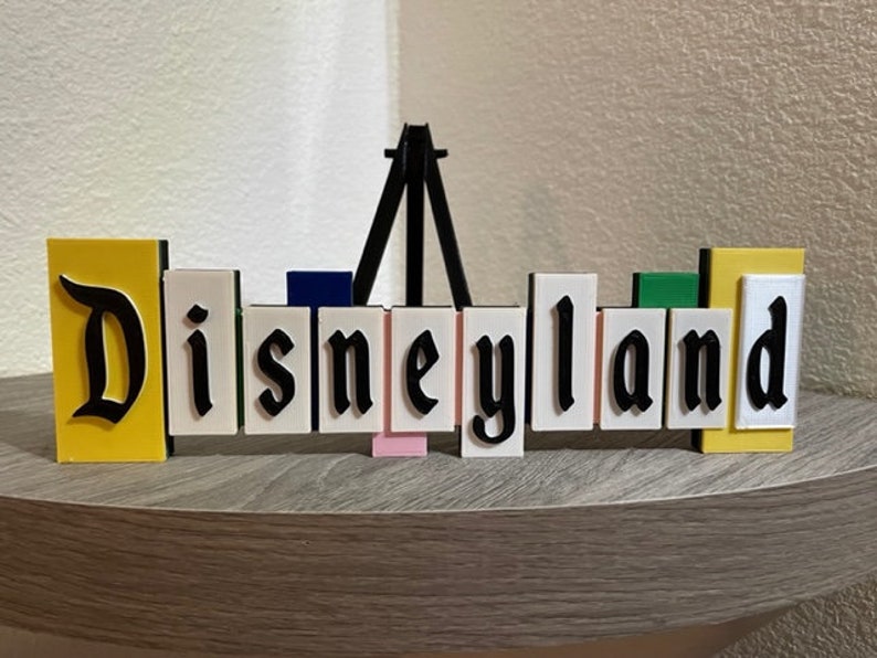 Disneyland Marquee Sign Decoration Photo Prop Topper 3d - Etsy