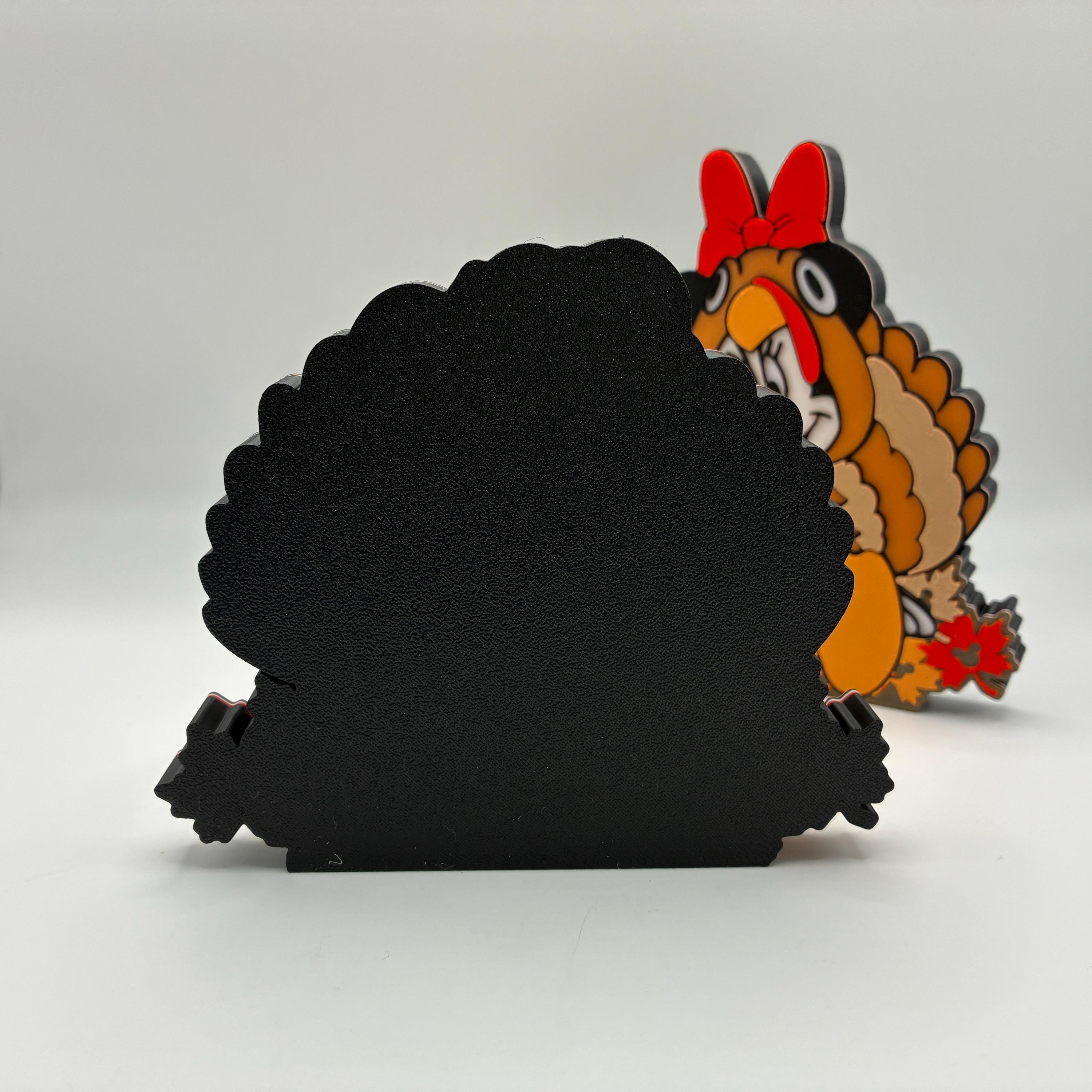Thanksgiving Mickey or Minnie Mouse Turkey Decorations 3d Printed - Etsy