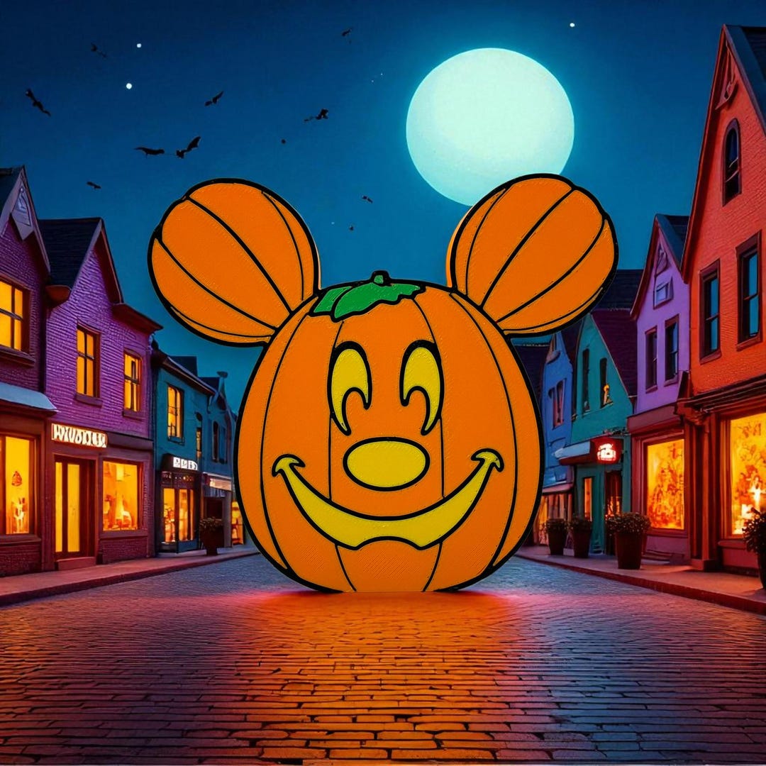 Mickey Winky Blinky the Disneyland Pumpkin – 3d-printed Spooky Disney ...