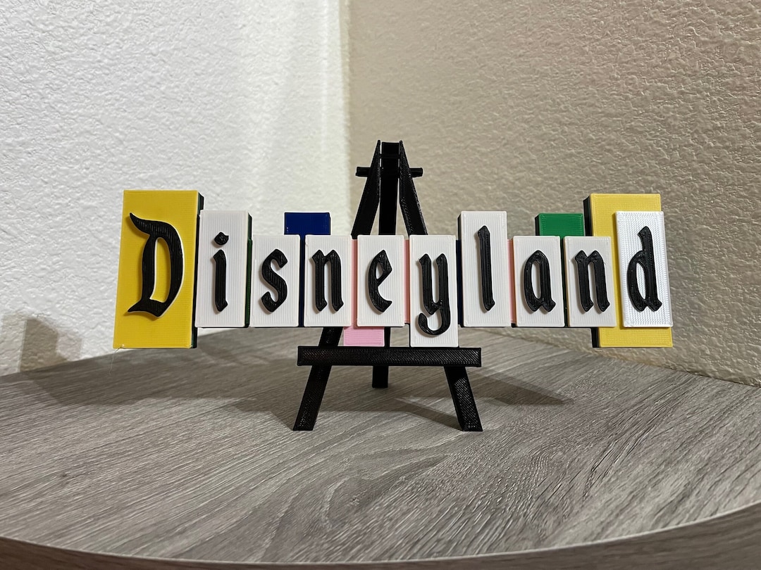 Disneyland Marquee Sign Decoration Photo Prop Topper 3d Printed - Etsy