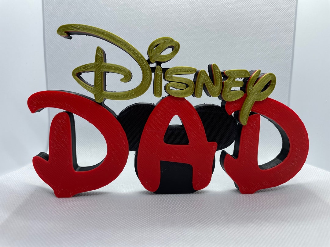 3d Printed Disney Dad Standing Sign 3d Printed - Etsy