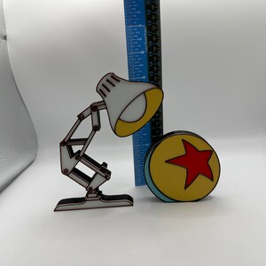 Pixar Luxo the Lamp and Pixar Ball Decoration Set of 2 3d Printed - Etsy