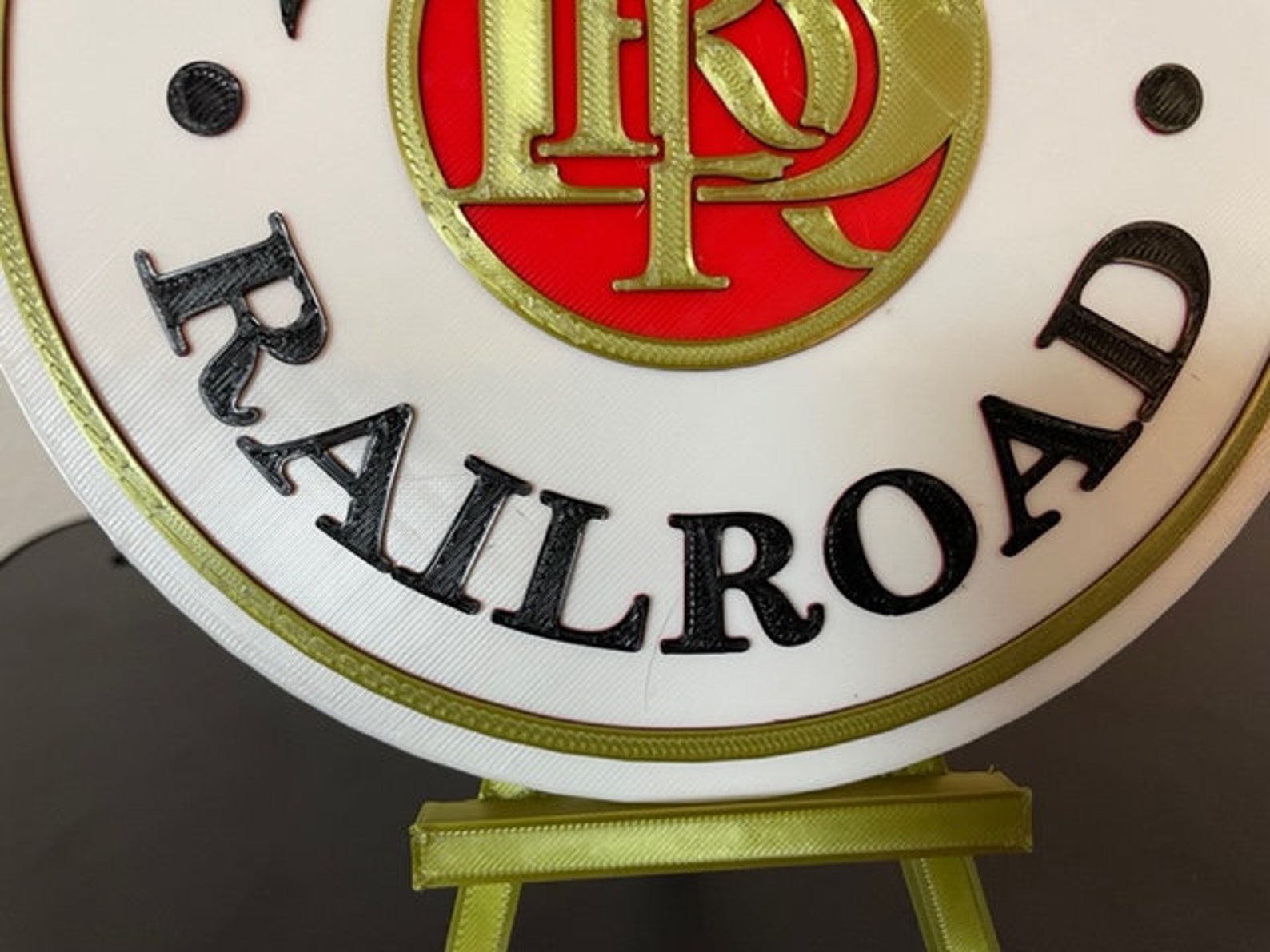 Disneyland Railroad Sign 3d Printed DRR Logo Sign - Etsy