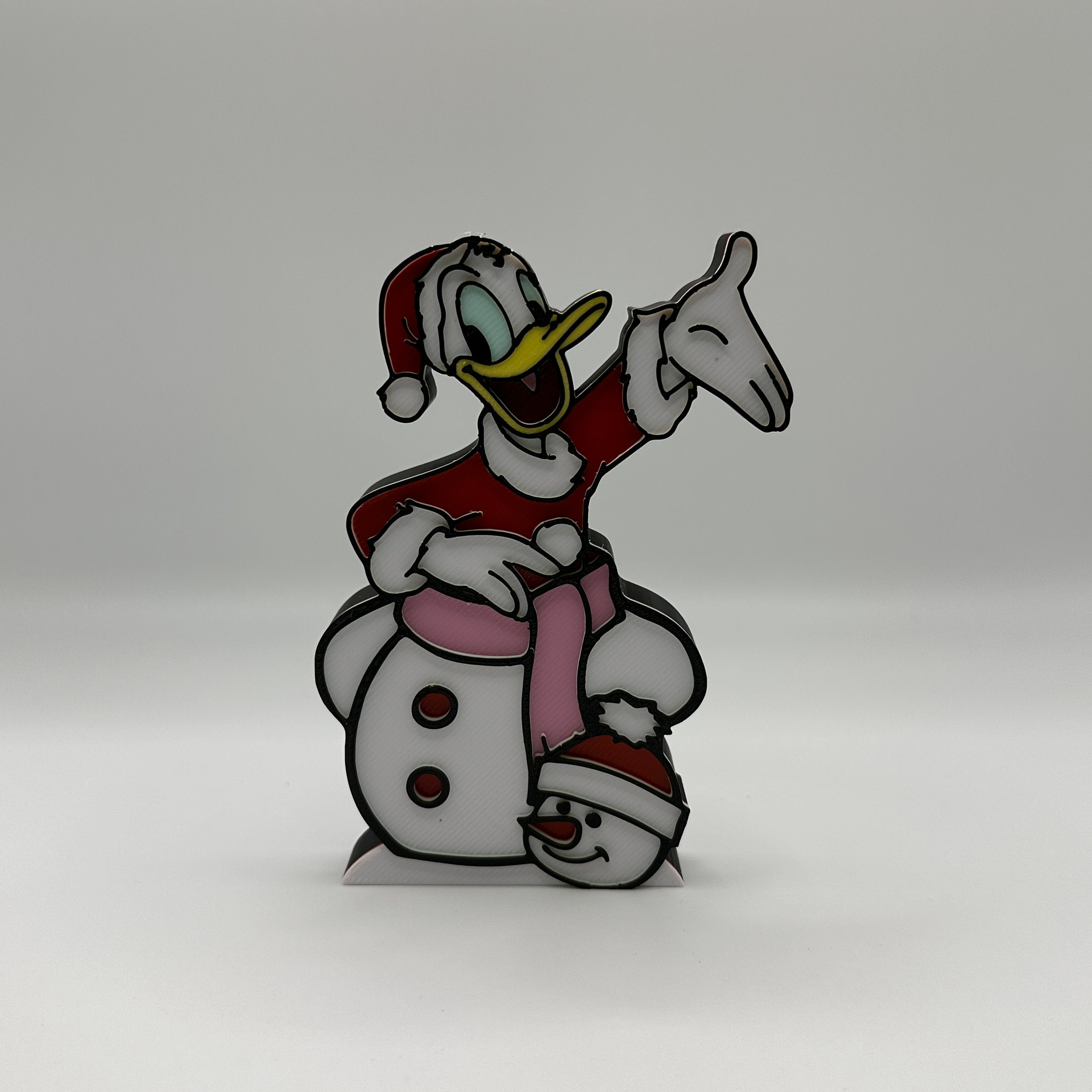Mickey Mouse and Friends Snowman Surprise Decorations 3d Printed - Etsy