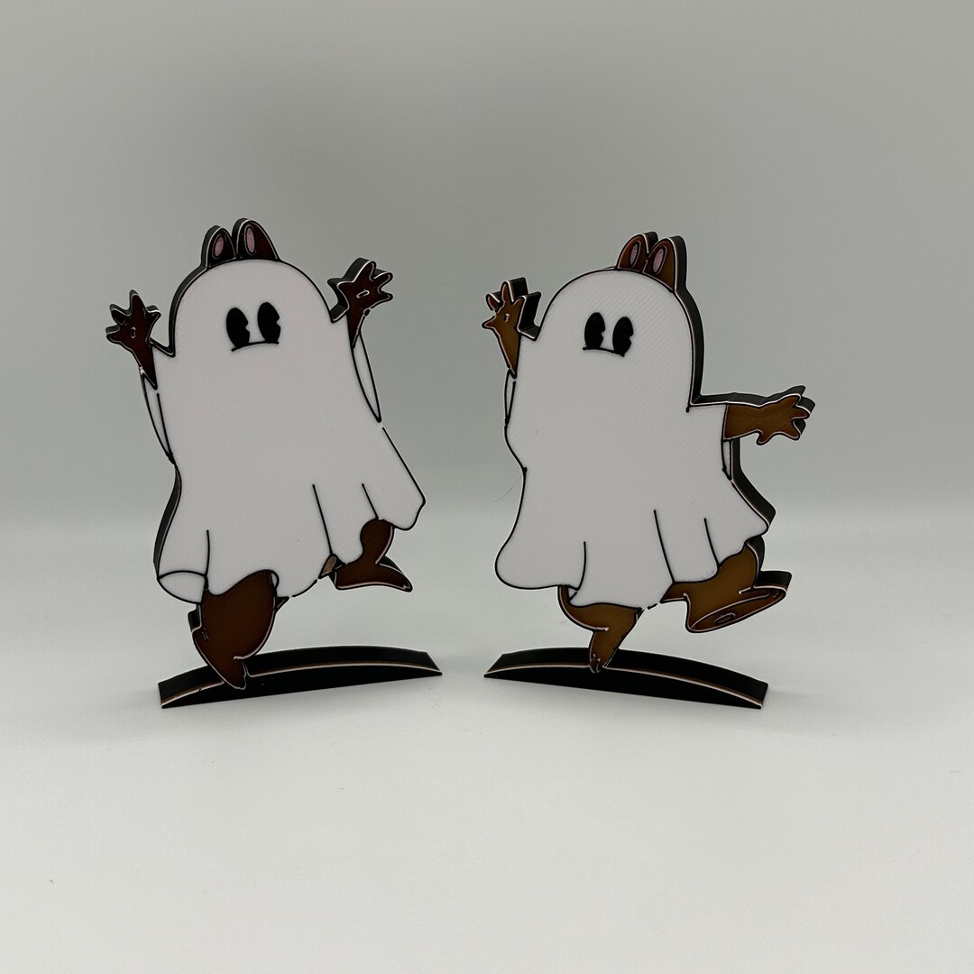 Chip N Dale Ghost Decorations 3d Printed - Etsy