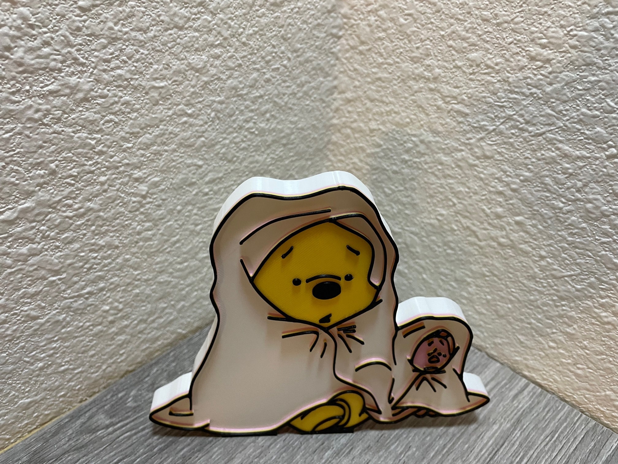 Winnie the Pooh and Piglet Scared Pals Halloween Decoration - Etsy Finland