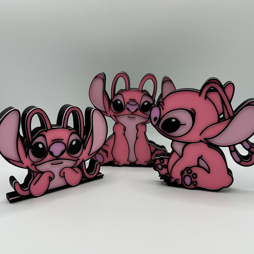 Angel From Lilo and Stitch Standing Tiered Tray or Shelf Decorations 3d ...