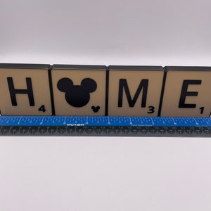 Board Game Style Hidden Mickey Home Sign 3d Printed - Etsy