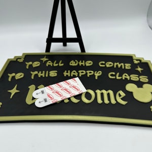 Disney Styled Classroom Welcome Sign "to All That Come to This Happy ...