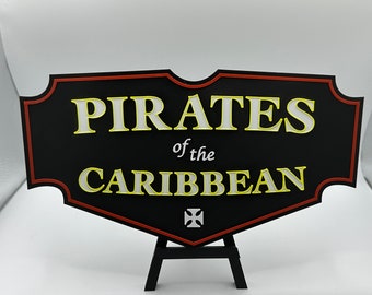 Disney Pirates of the Caribbean Ride Sign Cannon Blast - Etsy