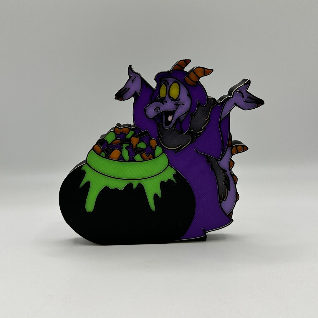 Figment Halloween Wizard Decoration 3d Printed - Etsy