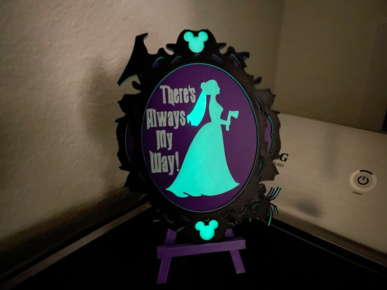 Disney's Haunted Mansion Constance the Bride Decoration 3d - Etsy