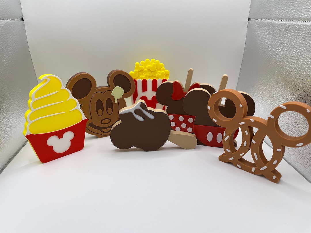 Disney Park Snacks Mickey Treat Tiered Tray Decorations - Etsy