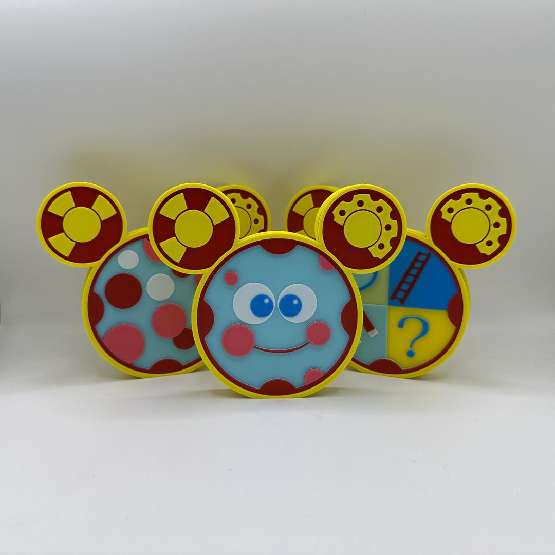 Mickey's Clubhouse Toodles Trio Figures 3d Printed - Etsy Portugal