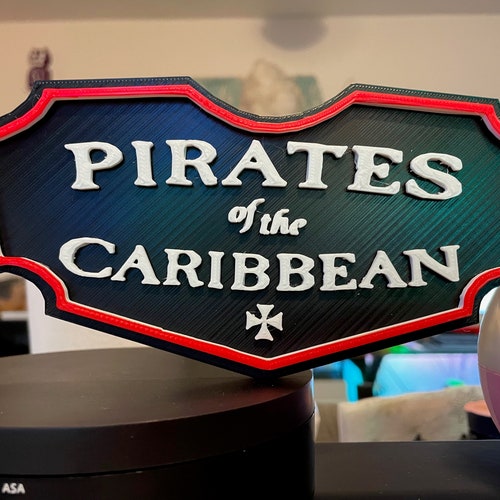 Disney Pirates of the Caribbean Ride Large Sign - Etsy