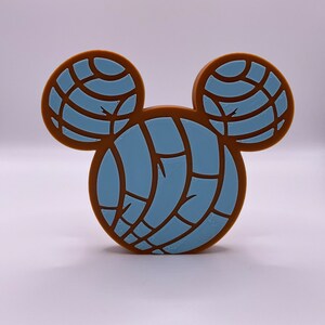 Mickey or Minnie Shaped Concha Sweet Bread Treat Tiered Tray ...