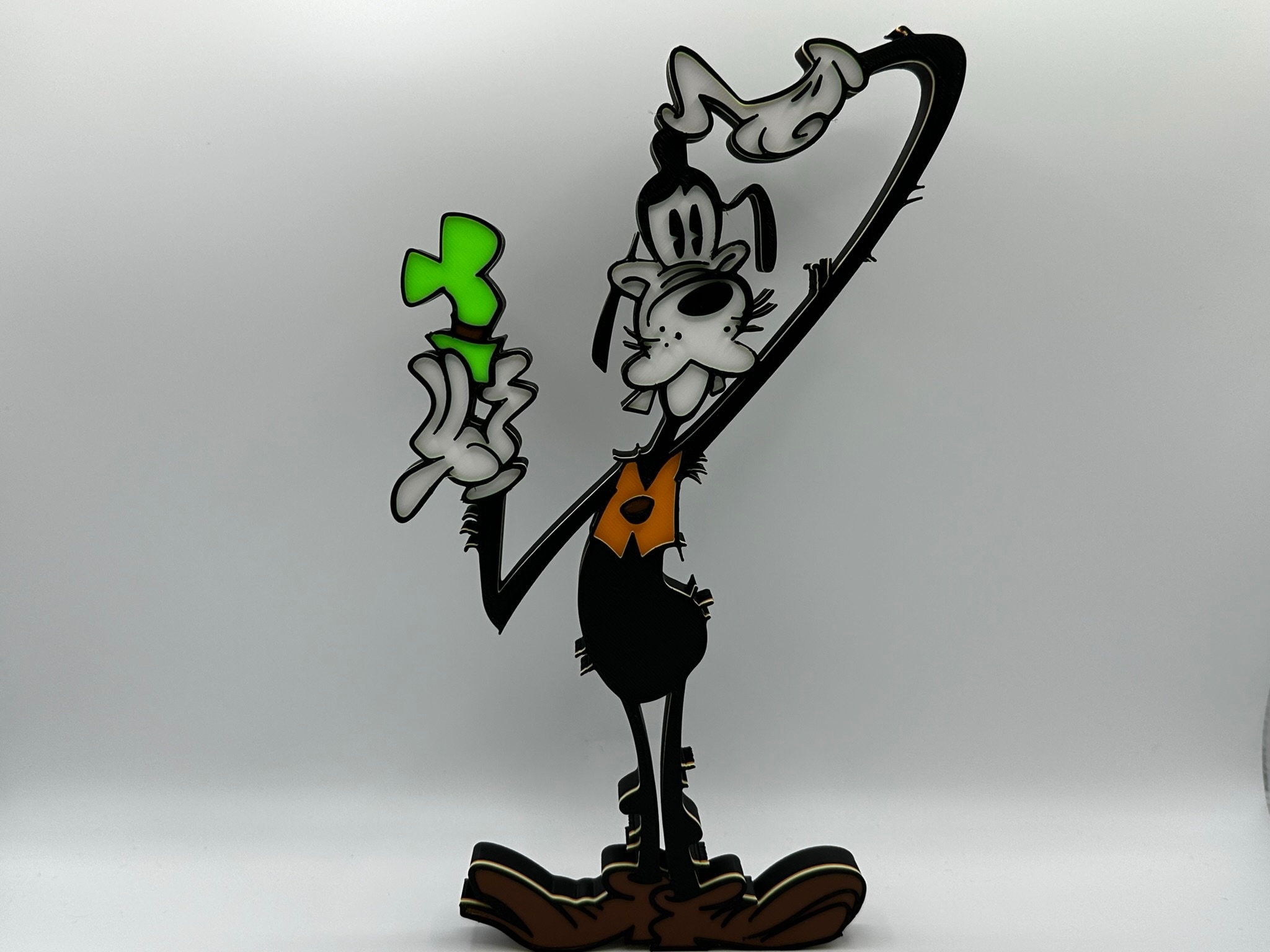 Goofy Decoration New Animation Styled Standing 3d Print - Etsy