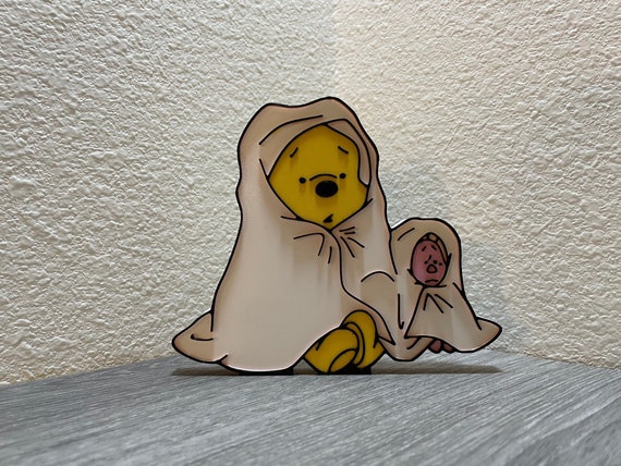 Winnie the Pooh and Piglet Scared Pals Halloween Decoration - Etsy