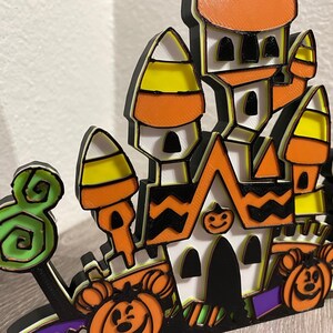 Disney Style Candy Corn Castle Decoration - Etsy