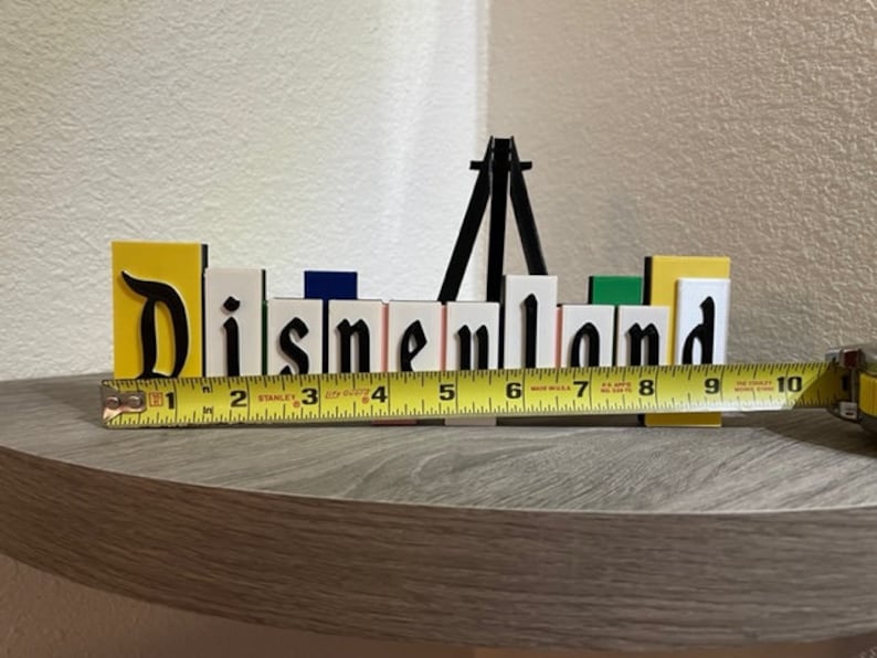 Disneyland Marquee Sign Decoration Photo Prop Topper 3d - Etsy