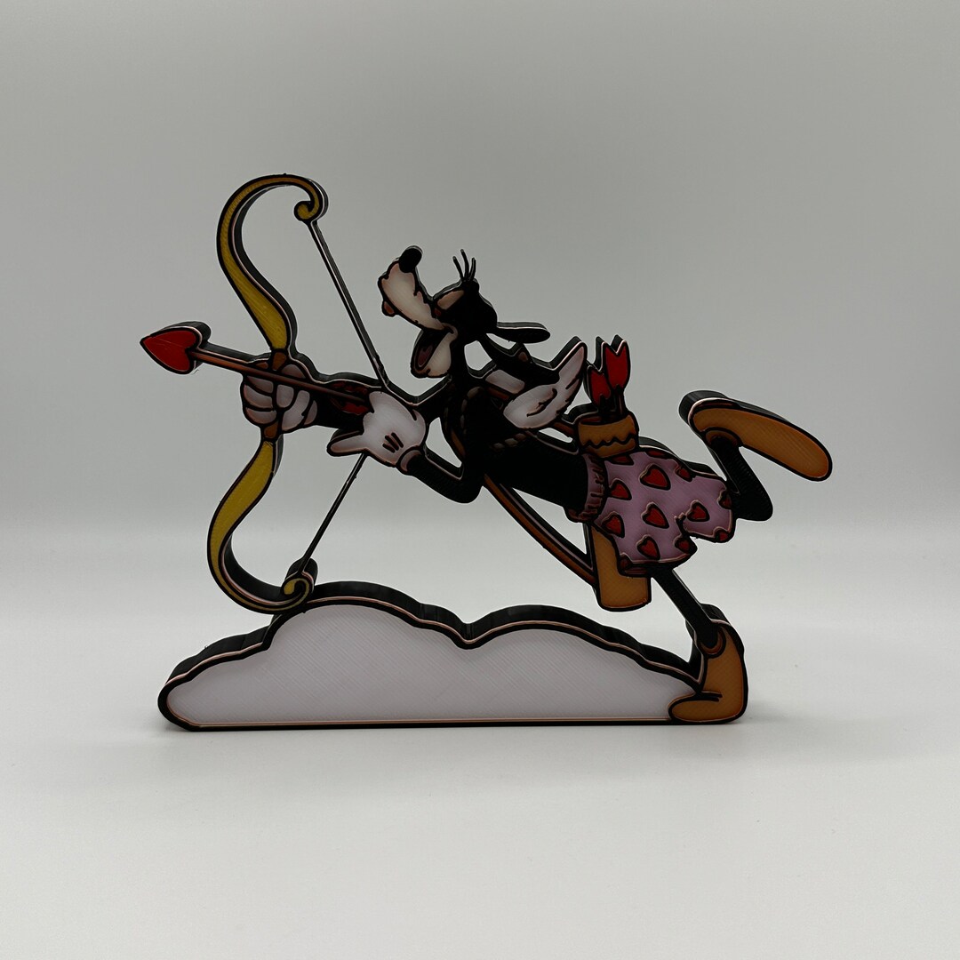 Goofy as Cupid Valentine's Day Decoration 3d Printed - Etsy