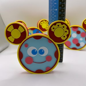 Mickey’s Clubhouse Toodles 3d-printed Standing Figures – Face, Circles ...