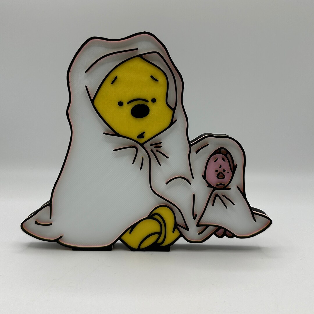 Winnie the Pooh and Piglet Scared Pals Halloween Decoration retired ...