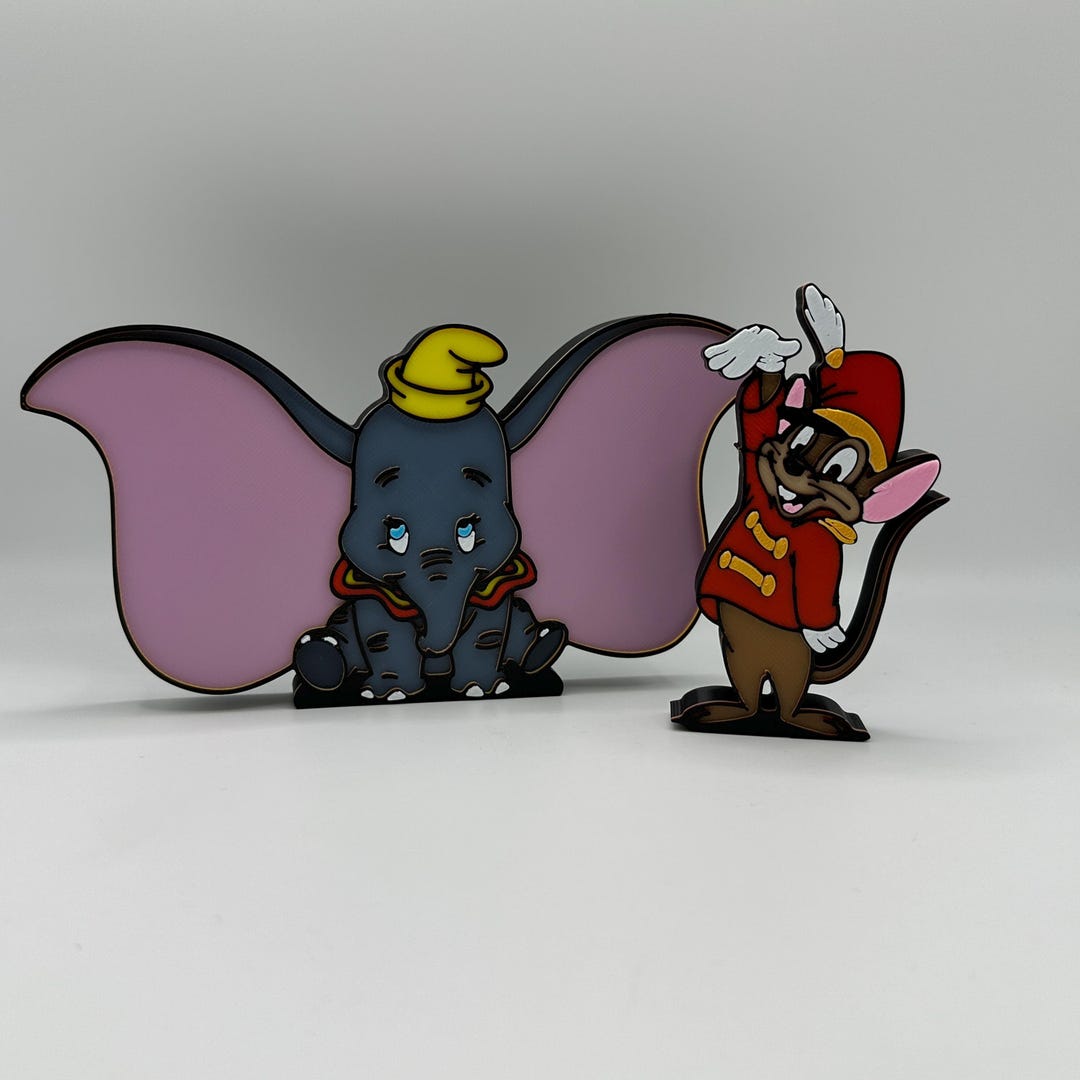 Dumbo the Flying Elephant Standing Decoration 3d Printed - Etsy
