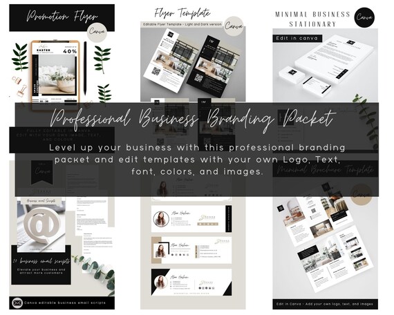 Professional Business Branding Packet / Advertisement Bundle / - Etsy