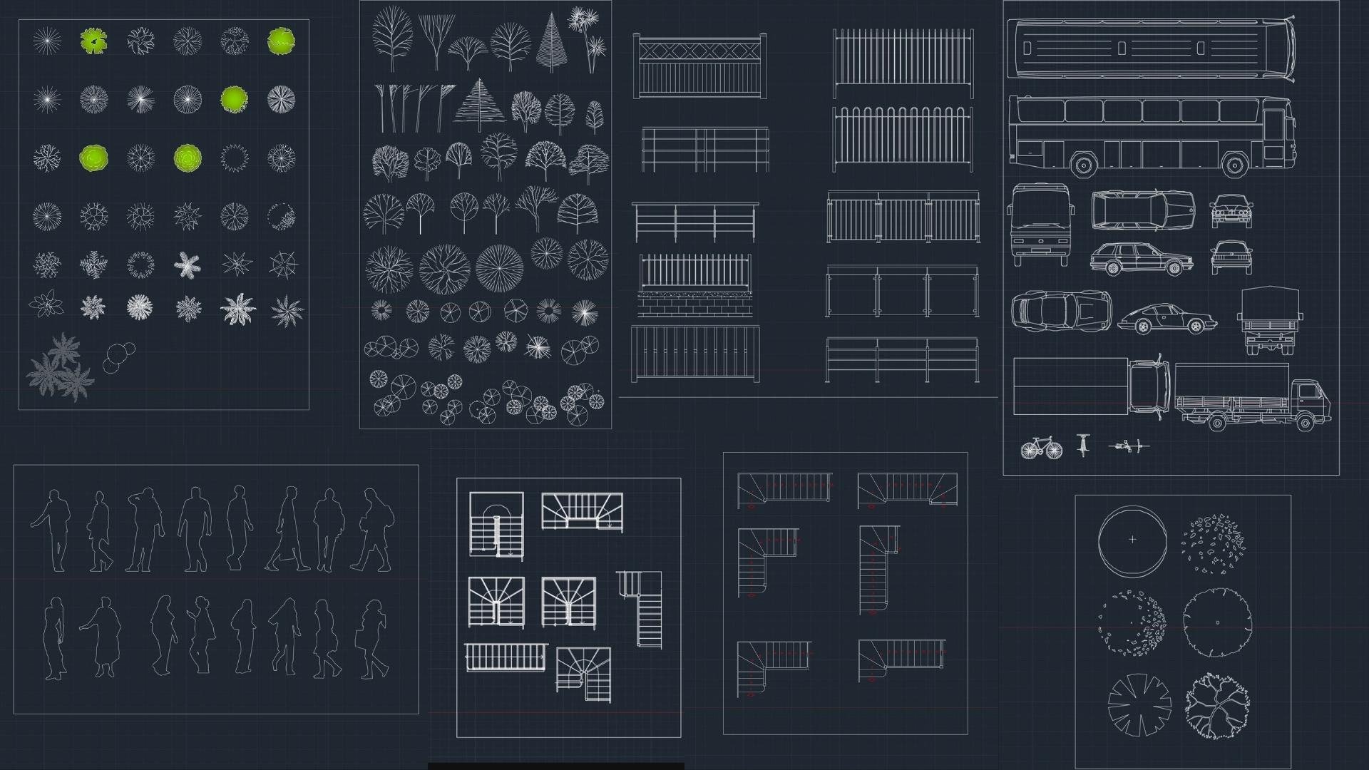 Full CAD Blocks Set/ Professional CAD Bundle/ Interior Design ...