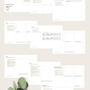 Design and Access Statement Template/ Design Statement/architect ...
