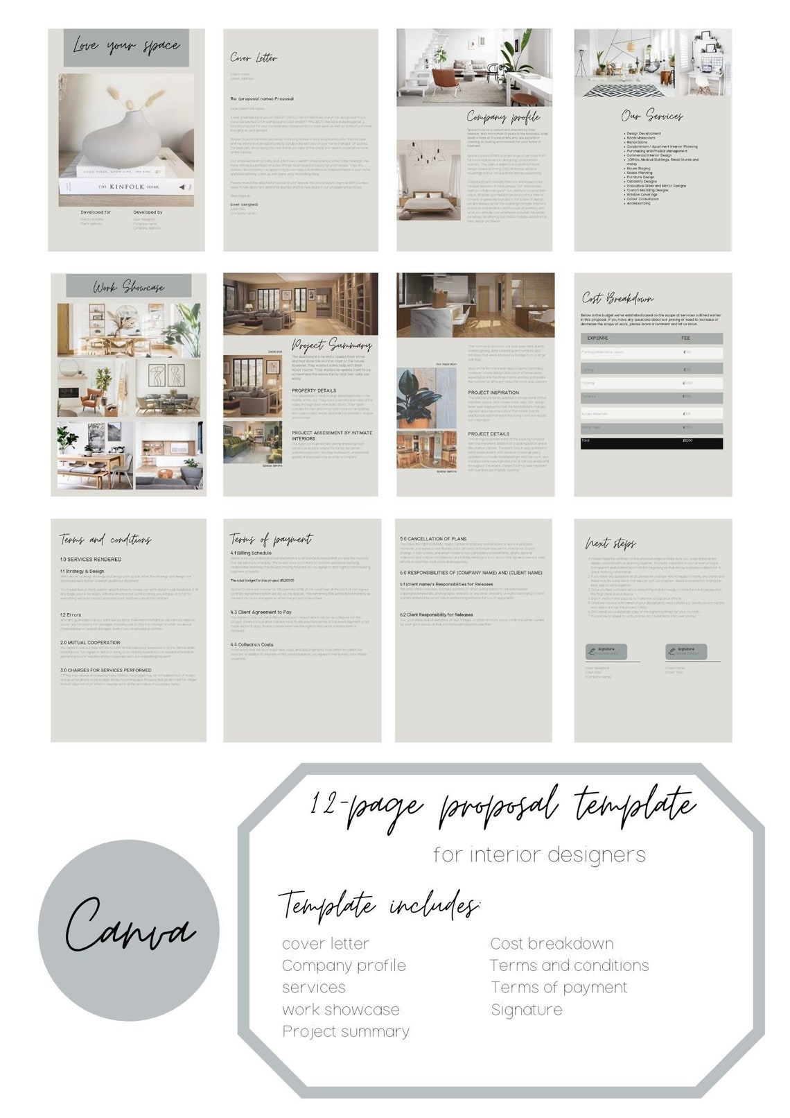 Client Project Proposal Canva Template, Client Proposal Template ...