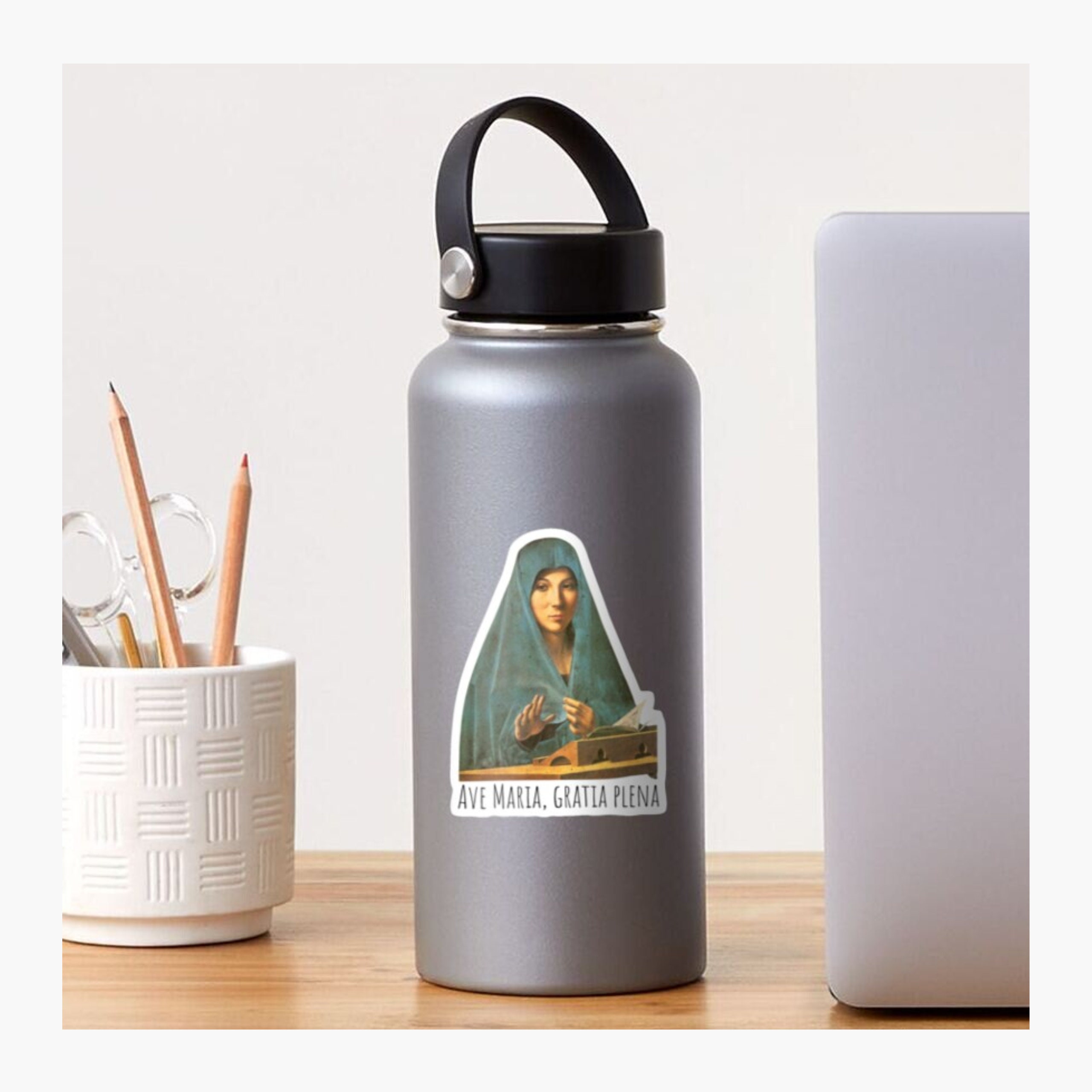 Ave Maria Sticker: Latin Hail Mary Full of Grace Italian - Etsy